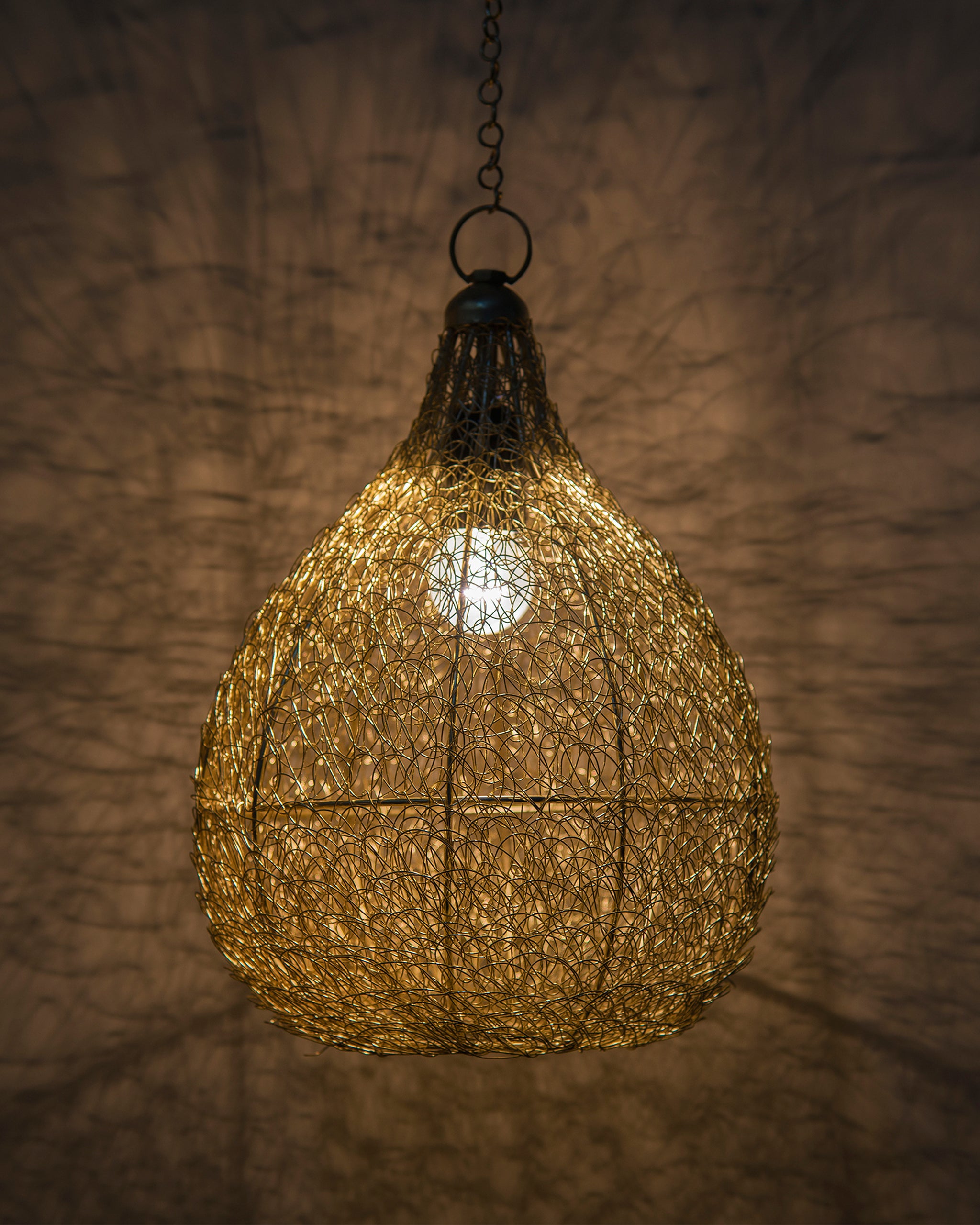 Classic twisted wire Crown hanging pendant light,Hanging fixture lamp ...